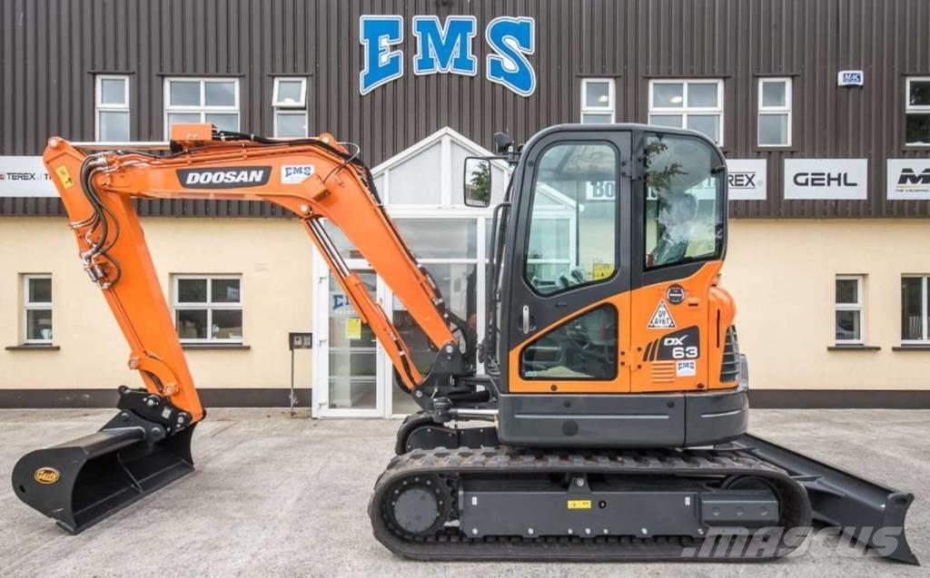 Doosan DX 63-3, 2022, Naas, Co. Kildare, Ireland - Used mini excavators
