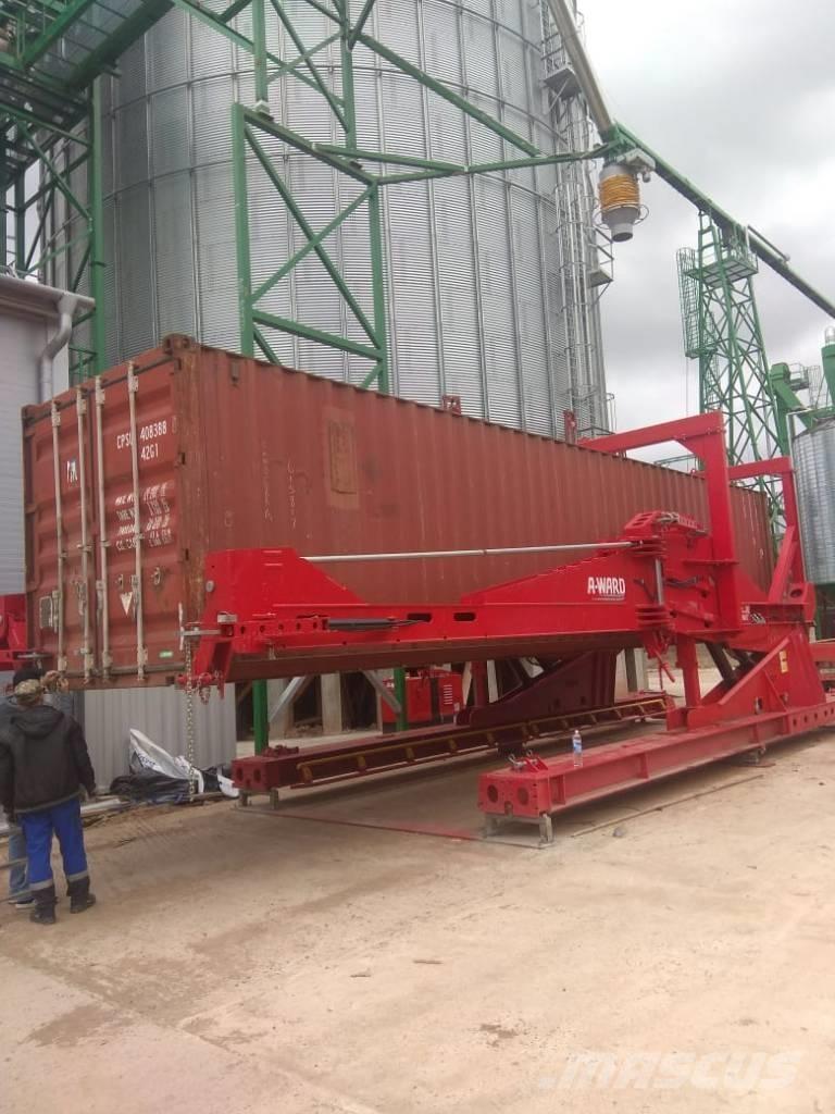 A-Ward Container UNLOADER - Unloading of bulk material, 2025, Denmark - Used port material ...